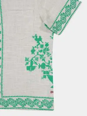BAZISZT Tulum Emerald Shirt - Green