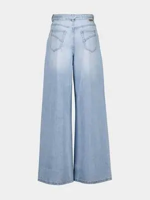 Zimmermann Skylark Indra Flare Denim Jeans - Blue