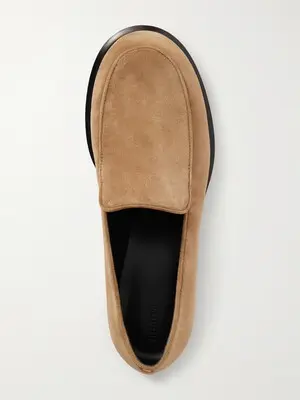 Khaite Miles Suede Loafers