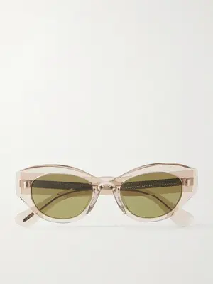 Oliver Spencer Lerrue Cat-eye Acetate Sunglasses - Neutrals