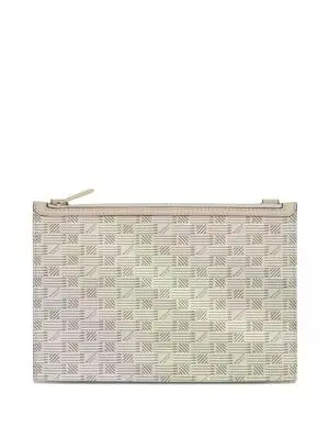 Moreau Saint Multiple Monogram-pattern Clutch Bag - Neutrals