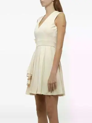 Alexander McQueen Sleeveless V-neck Mini Dress