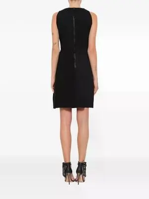 LANVIN V-neck Knot Detail Mini Dress