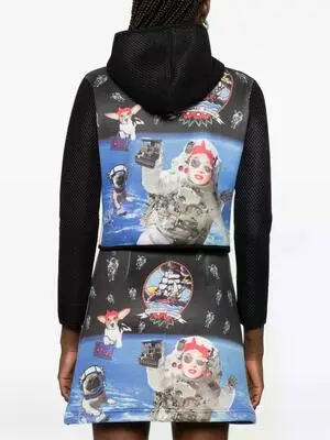 The Artistylist Graphic Print Hooded Jacket