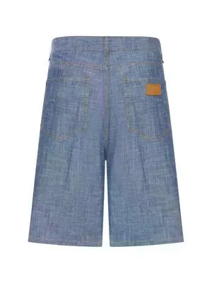 Fendi Contrast Stitch Bermuda Shorts