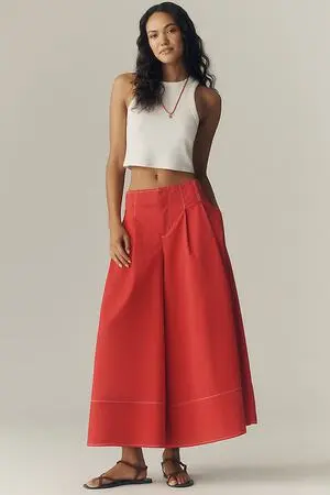 Maeve 50s Umbrella Culotte Pants