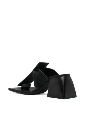 UMA WANG Knotted Square-toe Sandals