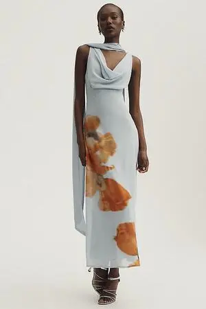 NEVER FULLY DRESSED Sophie Scarf Midi Dress