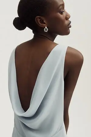 NEVER FULLY DRESSED Sophie Scarf Midi Dress