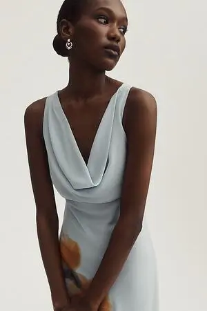 NEVER FULLY DRESSED Sophie Scarf Midi Dress