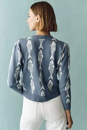 NEVER FULLY DRESSED Mara Hollie Cardigan