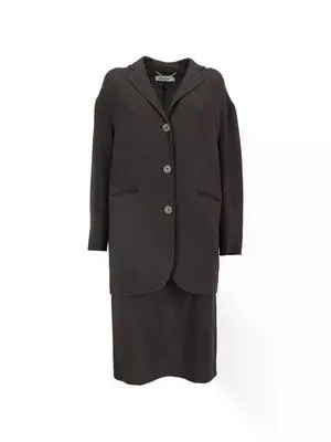 MILA SCHON Button-up Skirt Suit