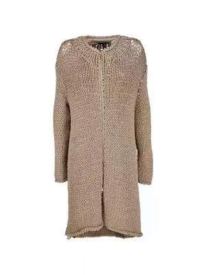 Vintage Zip-up Chunky Knit Sweater