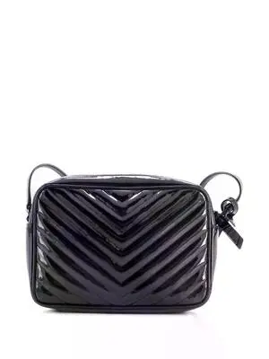 Saint Laurent Lou Camera Bag Matelasse Chevron Patent Small Crossbody Bag
