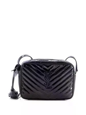 Saint Laurent Lou Camera Bag Matelasse Chevron Patent Small Crossbody Bag