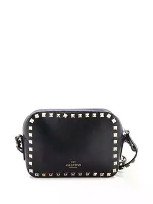 Valentino Garavani Rockstud Camera Leather Crossbody Bag