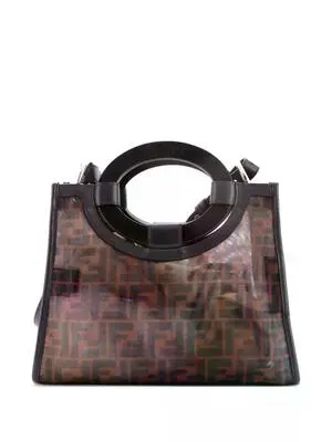 Fendi Runaway Shopper Zucca Mesh Small Tote Bag