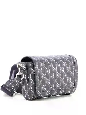 Gucci Gg Shadow Coated Canvas Mini Messenger Bag - Black