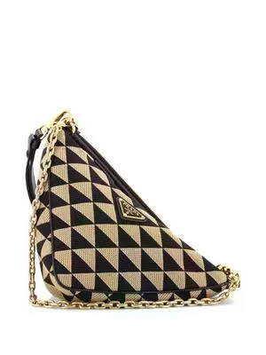 Prada Double Symbole Triangle Bag Mini Shoulder Bag