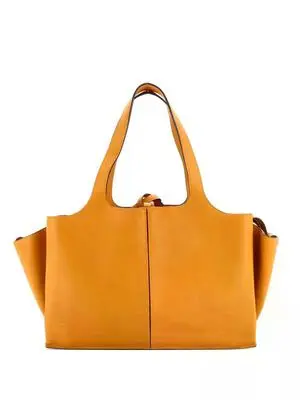 Celine Tri-fold Smooth Calfskin Medium Shoulder Bag - Yellow