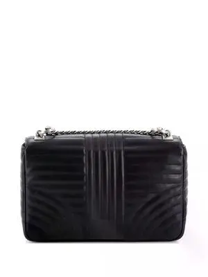 Prada Diagramme Quilted Leather Large Shoulder Bag