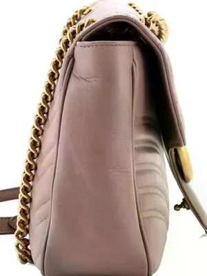 Gucci Gg Marmont Matelassé Leather Medium Shoulder Bag