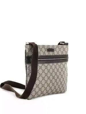 Gucci Gg Coated Canvas Medium Messenger Bag