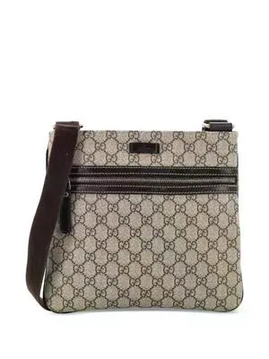 Gucci Gg Coated Canvas Medium Messenger Bag