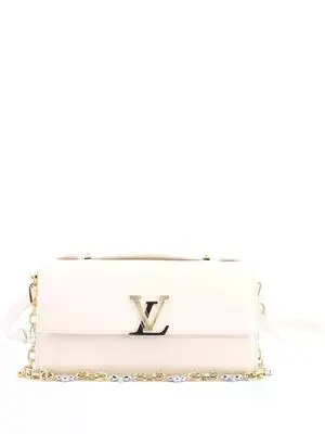 LOUIS VUITTON Capucines Wallet On Chain - Neutrals