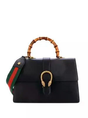 Gucci Dionysus Bamboo Top Handle Bag - Black