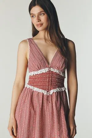 Saylor Karima V-neck Maxi Dress