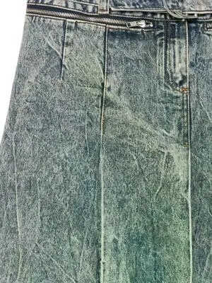 Vaquera Belted Denim Skirt