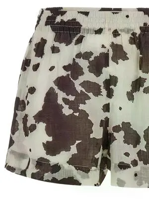 MC2 SAINT BARTH Meave Animal Print Shorts