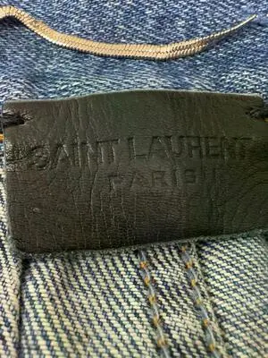 Saint Laurent Ripped Slim-fit Jeans