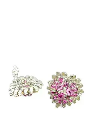 Dior Crystal Heart Earrings