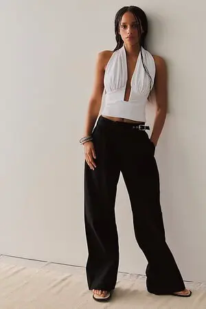 Susana Monaco Gathered Halter Top