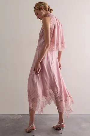 THIRD FORM Visions Maxi Skirt Set - Pink