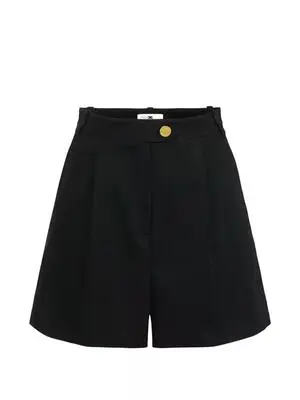 Elisabetta Franchi Gabardine Buttoned Shorts