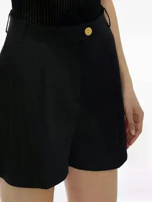 Elisabetta Franchi Gabardine Buttoned Shorts