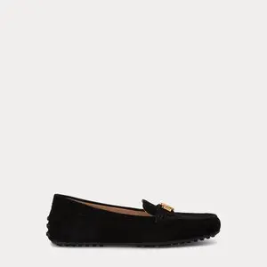 Ralph Lauren Suede Loafers With Logo Detail