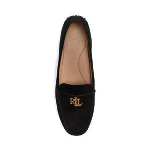 Ralph Lauren Suede Loafers With Logo Detail