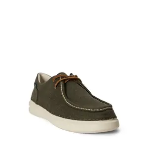 Ralph Lauren Washed Canvas Moc-toe Shoes