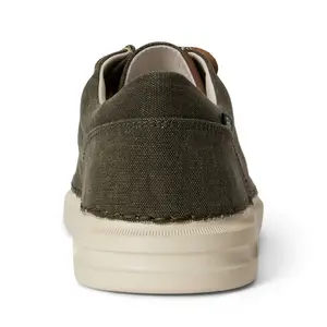 Ralph Lauren Washed Canvas Moc-toe Shoes