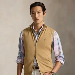 Ralph Lauren Reversible Hybrid Sweater Vest With Signature Pony