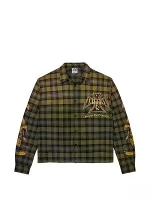 VALE FOREVER Flannel Plaid Shirt