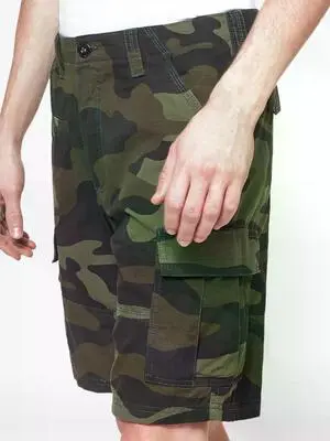Oakley Camouflage-print Cargo Shorts - Green