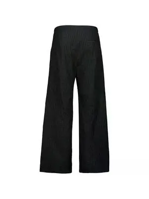 Balenciaga Check Tailored Track Pants - Blue
