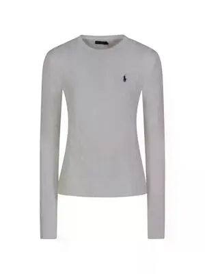 Polo Ralph Lauren Polo Ralph Lauren Cable-Knit Crewneck Sweater White