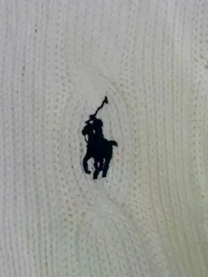 Polo Ralph Lauren Cable-knit Crewneck Sweater - White