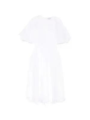 Gabriela Hearst V-neck Dress - White
